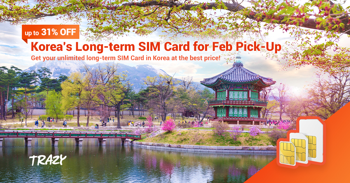 Korea’s Long-term SIM Card for Feb Pick-Up