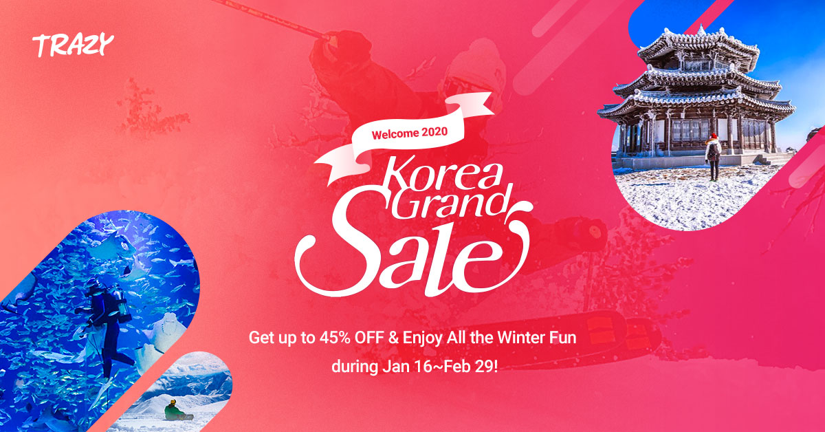 TRAZY X Korea Grand Sale 2021 (Jan 14~Feb 28)